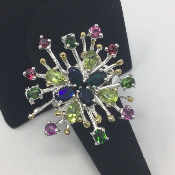 Atlanta Gem & Mineral Show | Jewelry | Fabulous Genuine Black Opals ...